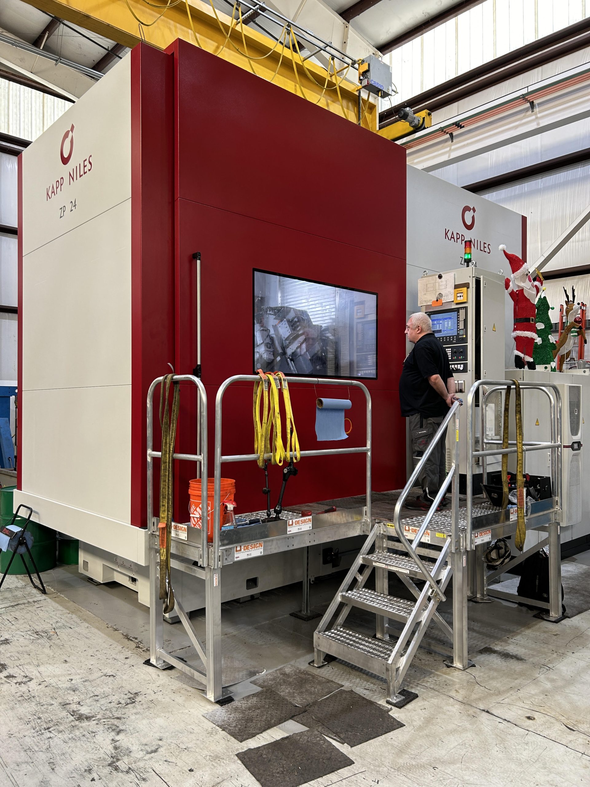 The latest addition to our machine shop – a monster of a machine ...